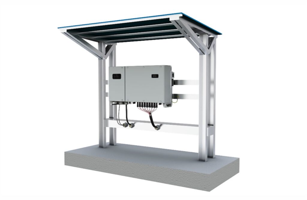 Inverter Mounting Frame & Shed